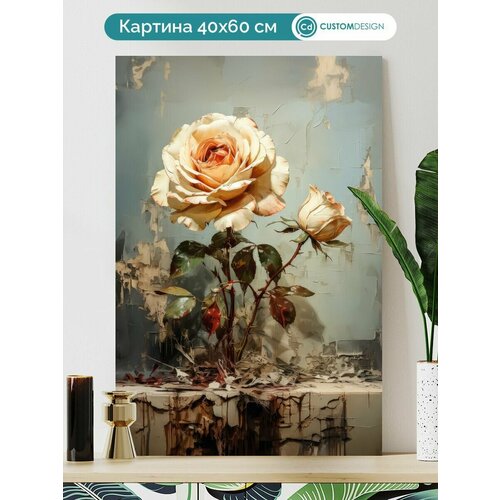 Картина на стену большая Цветы 40х60 см 16/301-0012910-70094