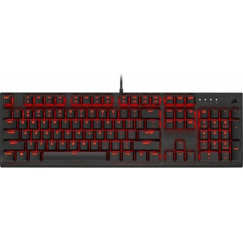 Игровая клавиатура Corsair K60 Pro Red Led (Cherry Viola) (черный)