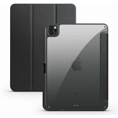 Чехол iPad Pro 11" (2018-2022) / Air 4 (2020) 10.9" / iPad Air 5 (2022) 10.9" с держателем для Apple Pencil (PC) черный