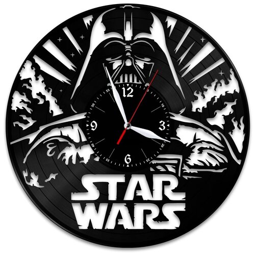 Часы из виниловой пластинки (c) VinylLab Звездные Войны
