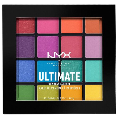 NYX professional makeup Палетка теней Ultimate Shadow Palette, 13 г