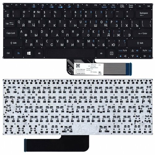 Клавиатура для ноутбука Acer Aspire Switch 10 SW5-013 черная