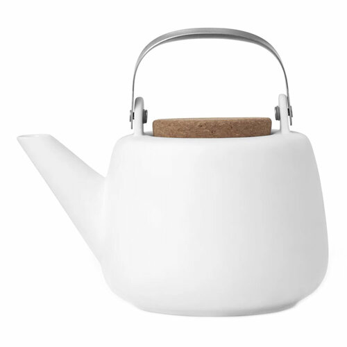 Чайник заварочный с ситечком Nicola, объем 0,5 л, цвет белый, фарфор, Viva Scandinavia, Дания, V36002