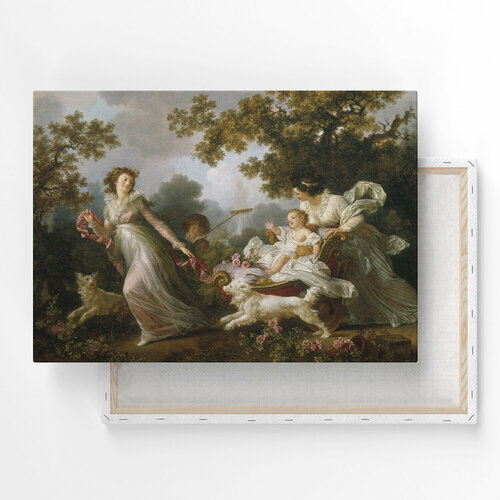 Картина на холсте, репродукция / The Beloved Child / Жан-Оноре Фрагонар / Размер 60 x 80 см