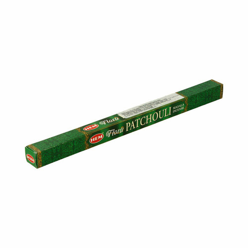 Hem Flora Masala Incense Sticks PATCHOULI (Масала благовония пачули, Хем), уп. 8 палочек