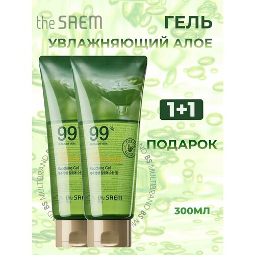 The Saem Гель алоэ универсальный увлажняющий Jeju Fresh Aloe Soothing Gel 99% 300мл