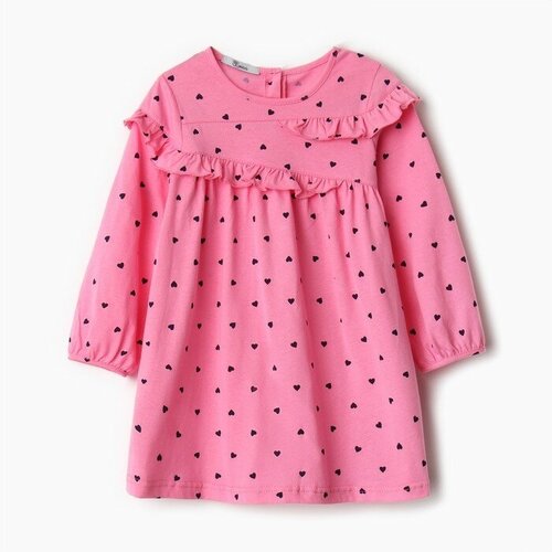 Платье для девочки, цвет розовый, рост 134 см