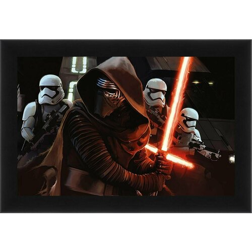 Плакат, постер на холсте Звёздные войны. Star Wars. Размер 30 х 42 см