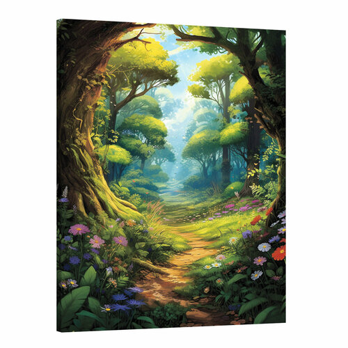 Интерьерная картина 50х70 "Лесной аромат"