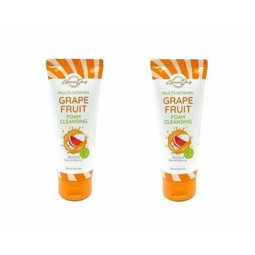 Grace Day Пенка для умывания с экстрактом грейпфрута multi-vitamin grapefruit foam cleanser, 100 мл, 2 шт