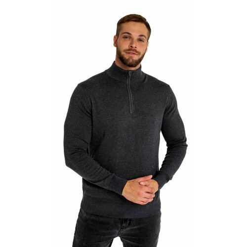 Пуловер , размер XL, серый