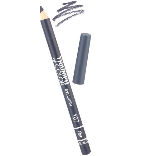 TF Карандаш для глаз TRIUMPH of COLOR/eyeliner, тон 107 "Gray/Серый", 3 шт