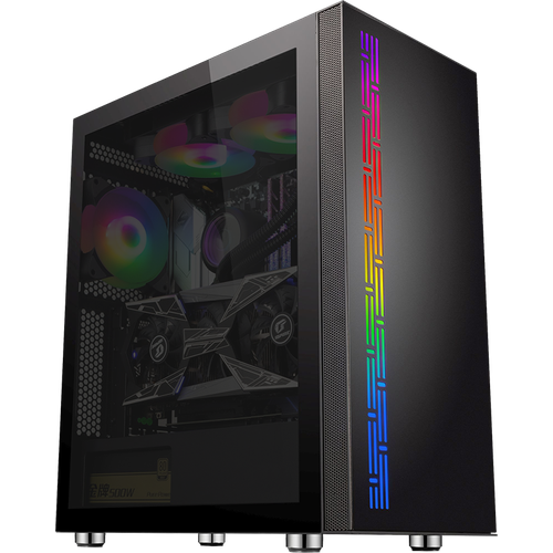 Компьютер GANSOR OPTIMAL-1308343 AMD Ryzen 9 5900X 3.7 ГГц, B550, 16Гб 2933 МГц, SSD M.2 2Тб, RTX 3070 8Гб (NVIDIA GeForce), 700Вт