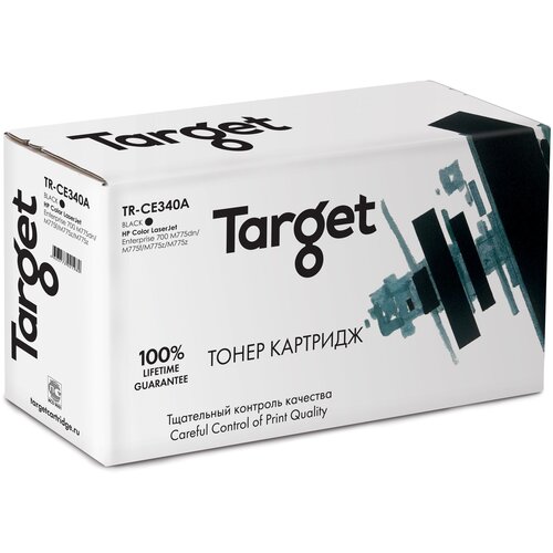 Тонер-картридж Target CE340A, черный, для лазерного принтера, совместимый