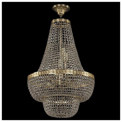 Люстра Bohemia Ivele Crystal 19091/H2/45IV G, E14, 320 Вт, кол-во ламп: 8 шт., цвет: золотой