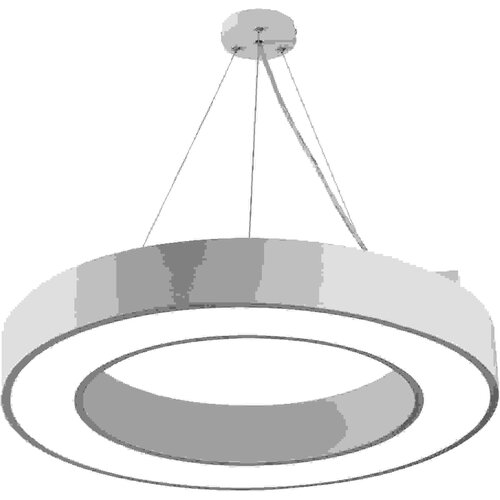 Светильник светодиодный Geometria ЭРА Ring SPO-133-W-40K-045 45Вт 4000К 3200Лм IP40 600*600*80 белый подвесной Б0050562