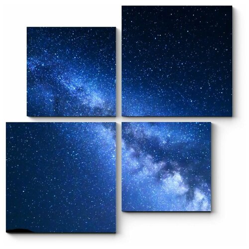 Модульная картина Ночная магия, Млечный путь110x110