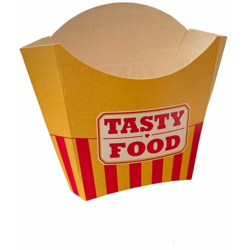 Коробка картонная для фри 120 гр Tasty Food 100 шт.