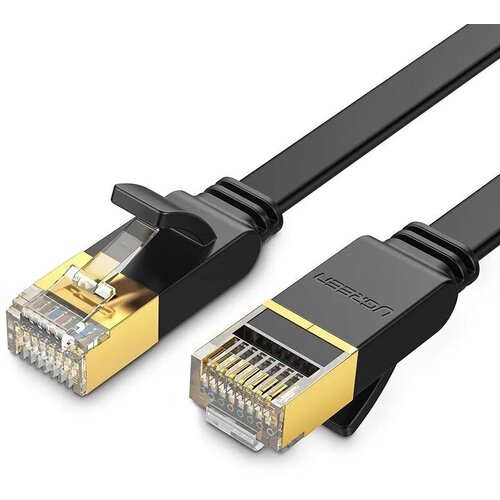 Кабель Ugreen NW106 2 x RJ45 Ethernet Cable (2 метра) чёрный (11261)