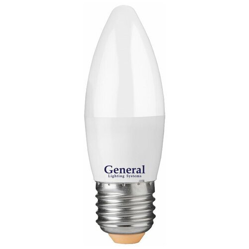 Лампочка светодиодная 10Вт свеча General 683000 GLDEN-CF-10-230-E27-2700