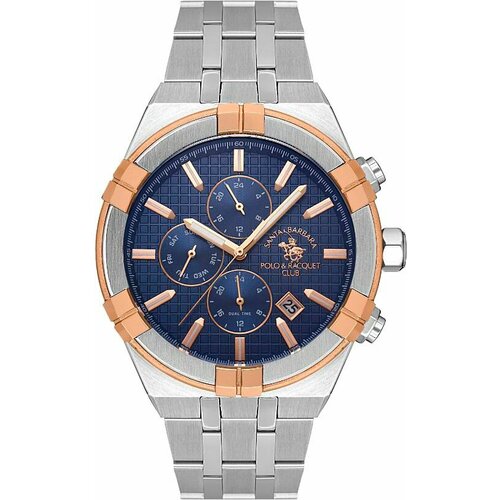 Наручные часы SANTA BARBARA POLO & RACQUET CLUB Luxury, синий, серебряный