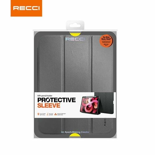 Чехол для планшета Recci Skin Sensetive Case for iPad 10.2"/10.5"/ iPad Pro/Air 4/5 (2018-2020-2021) Black