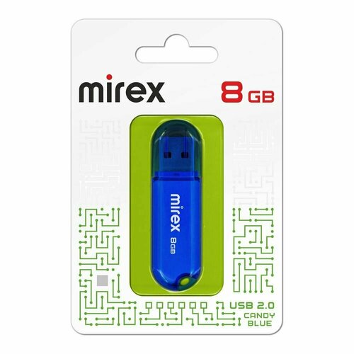 Флешка USB Flash Drive MIREX CANDY BLUE 8GB