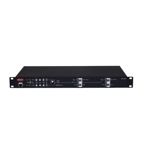 ELEMY RACK ATS-1203/32/T/E/DO, 1U, 220B, 32A, Ethernet, Digital Output, in (2) HW, out (2) HW