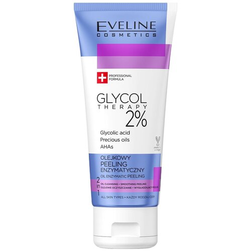 Eveline Cosmetics пилинг для лица Glycol Therapy Oil Enzymatic Peeling 2%, 100 мл