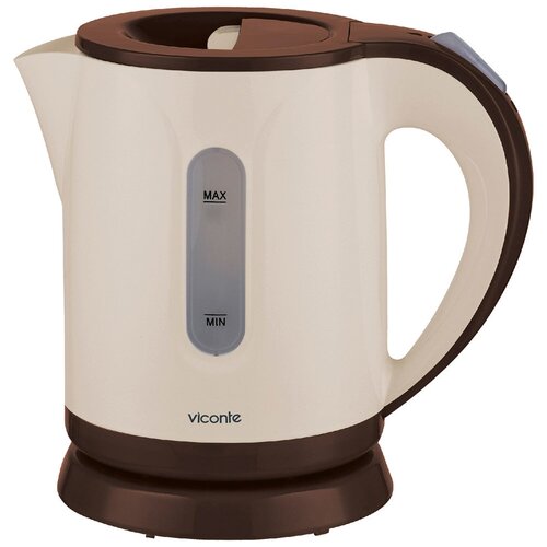 Чайник Viconte VC-3270, бежевый/коричневый