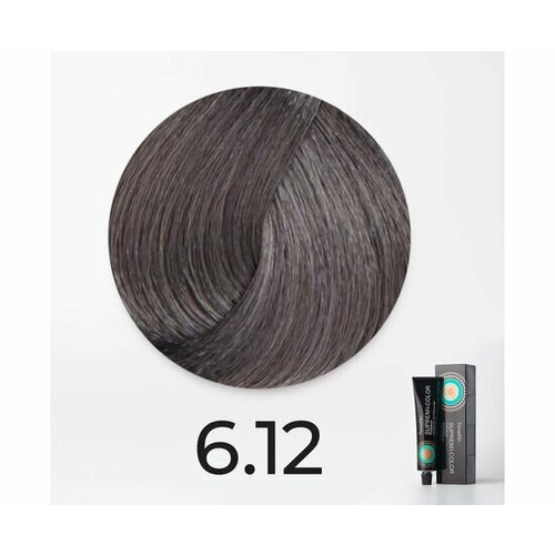 Farmavita Suprema Color 6.12 Темный блондин пепельно-перламутровый Крем-краска