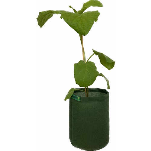 Мешок для растений, домашний горшок 7л, 1шт, хаки, плотность 80 г/м2