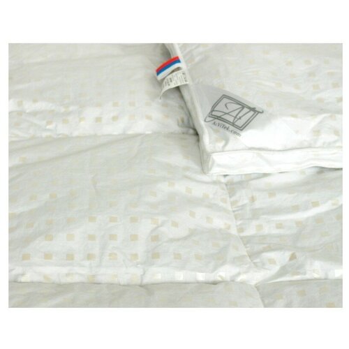 Одеяло AlViTek Дольче-Люкс, теплое, 140 х 205 см, белый/бежевый