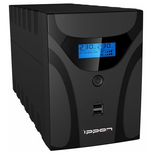 Интерактивный ИБП IPPON Smart Power Pro II 2200 черный