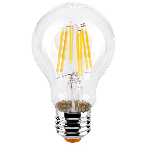 Лампа светодиодная Wolta Filament 25Y, E27, A60, 9 Вт, 3000 К