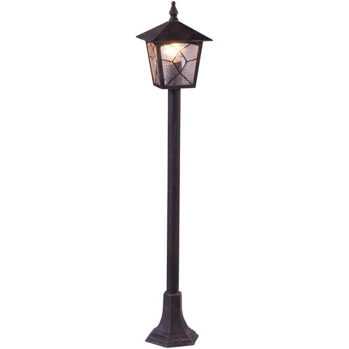 Globo Lighting Светильник уличный Atlanta 3128, E27, 60 Вт, цвет арматуры: черный, цвет плафона бесцветный