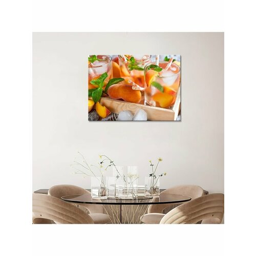 Картина на холсте с подрамником Персиковый лимонад 40х60