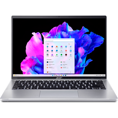 Ноутбук Acer Swift Go SFG14-71-51EJ 14" 2.8K OLED/Core i5-1335U/16GB/512GB SSD/Iris Xe Graphics/Win 11 Home/RUSKB/серебристый (NX. KMZCD.002)