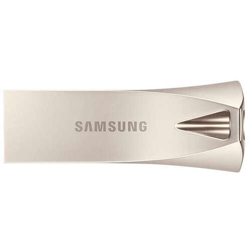 Флешка Samsung BAR Plus 128 ГБ, 1 шт., серебряное шампанское