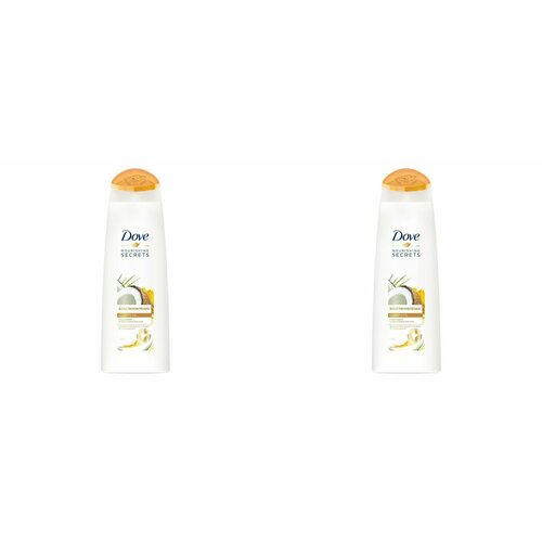 Шампунь, Dove, Nourishing Secrets, восстановление, с куркумой и кокосовым маслом, 250 мл, 2 уп