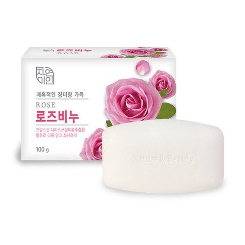 Mukunghwa Soap Мыло туалетное Rose Beauty Soap 90g