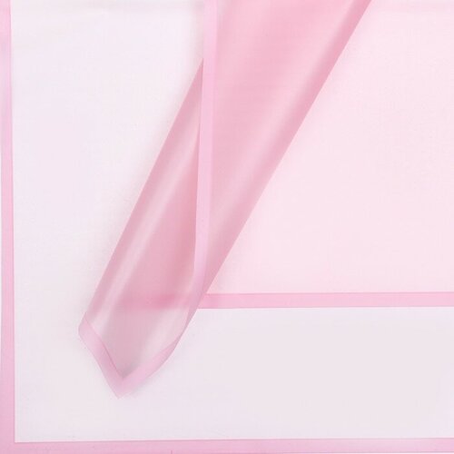 Пленка для цветов матовая "Фриз", светло-розовая, 60 х 60 см