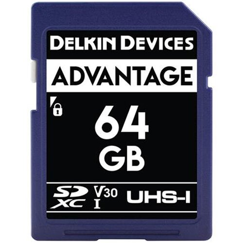 Карта памяти Delkin Devices Advantage SDXC 64GB UHS-I V30