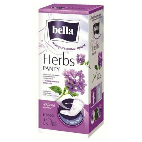 Bella прокладки ежедневные Panty herbs verbena, 1.5 капли, 20 шт.