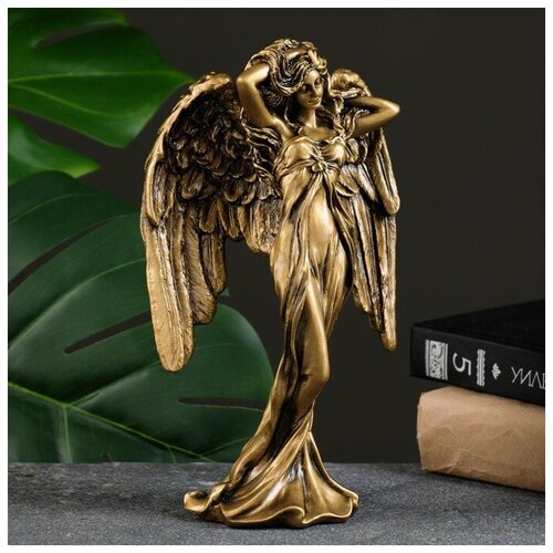 Фигура Ангел золото 7х13х22,5см