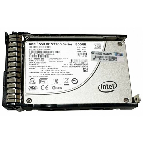 Жесткий диск HP 880804-001 800Gb SATAIII 2,5" SSD