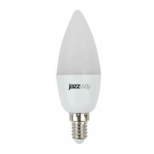 Лампа светодиодная PLED-SP 7Вт C37 свеча 3000К тепл. бел. E14 530лм 230В JazzWay 1027818-2