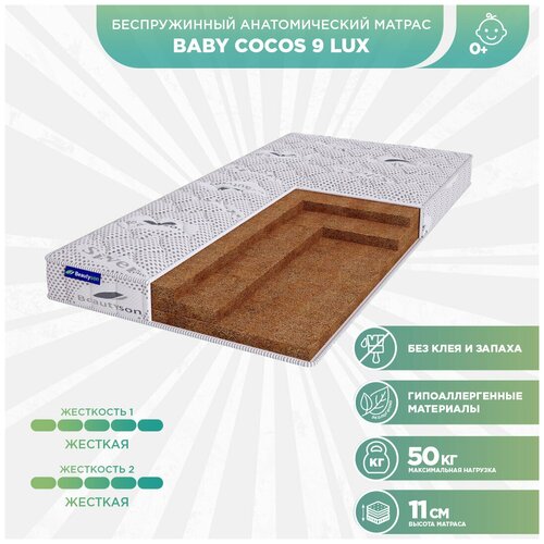Beautyson Baby Cocos 9 LUX, 70x120 см,  двухзонный