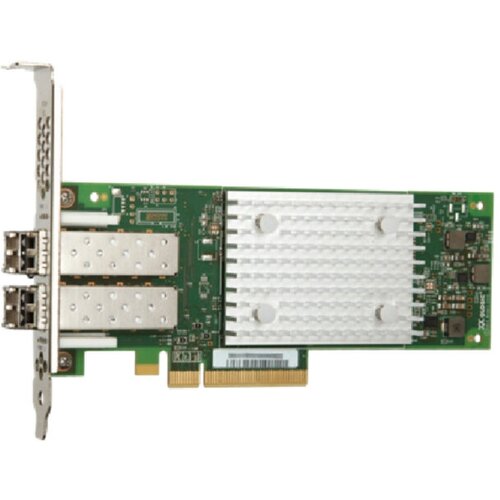 Qlogic QLE2742-SR-CK (BK3210407-01 ) 32Gb/s FC HBA, 2-port, PCIe v3.0 x8, LC SR MMF, В комплекте две планки (LP + FH) QLE2742-SR-CK / BK3210407-01 F