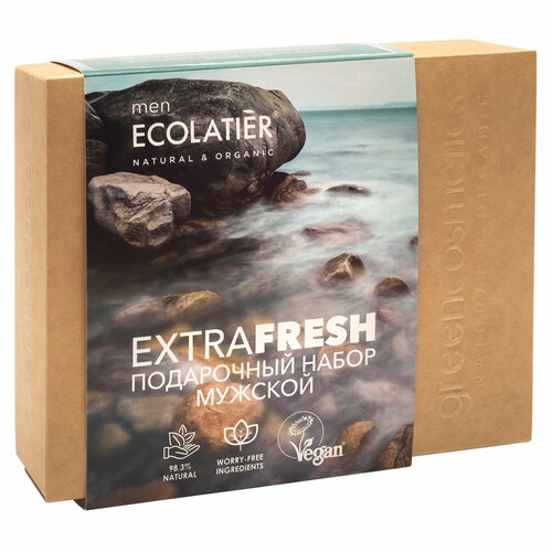 Ecolatier Подарочный набор Extra Fresh для мужчин, 2 продукта, Ecolatier